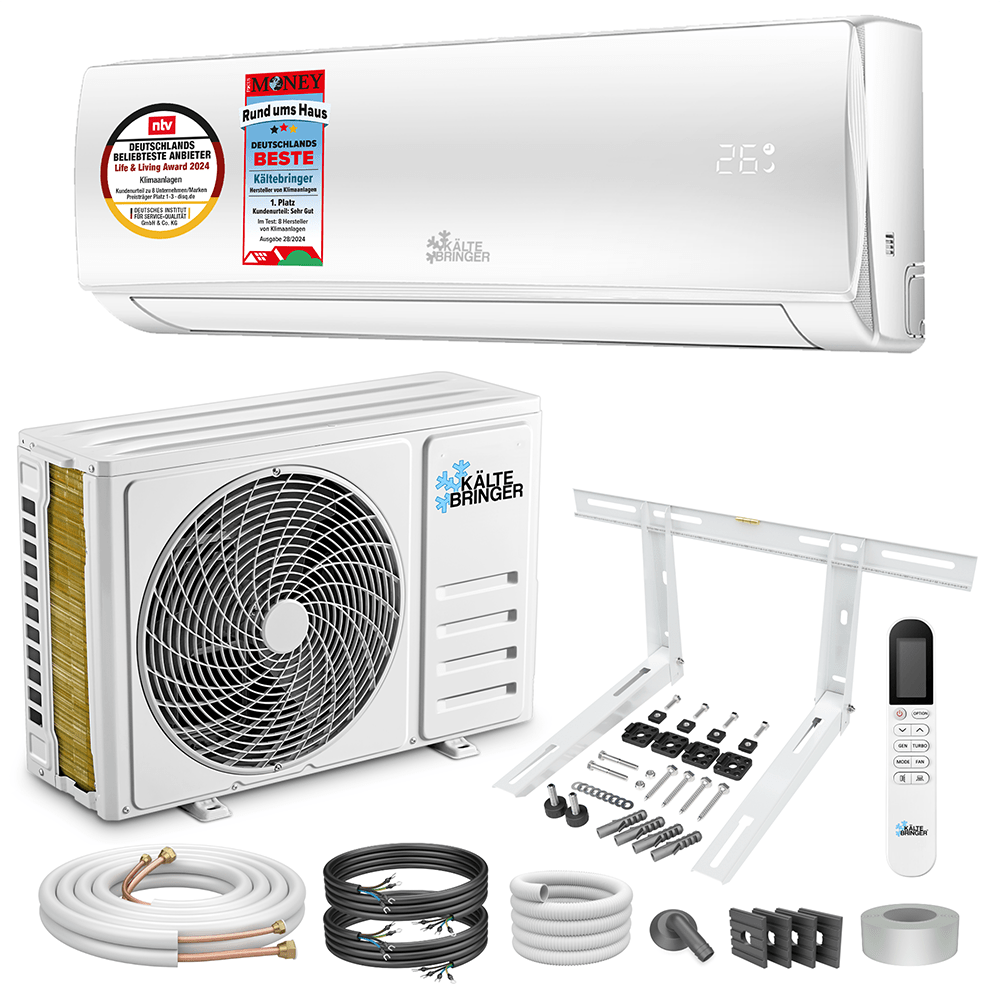 Air conditioner that heats and cools store